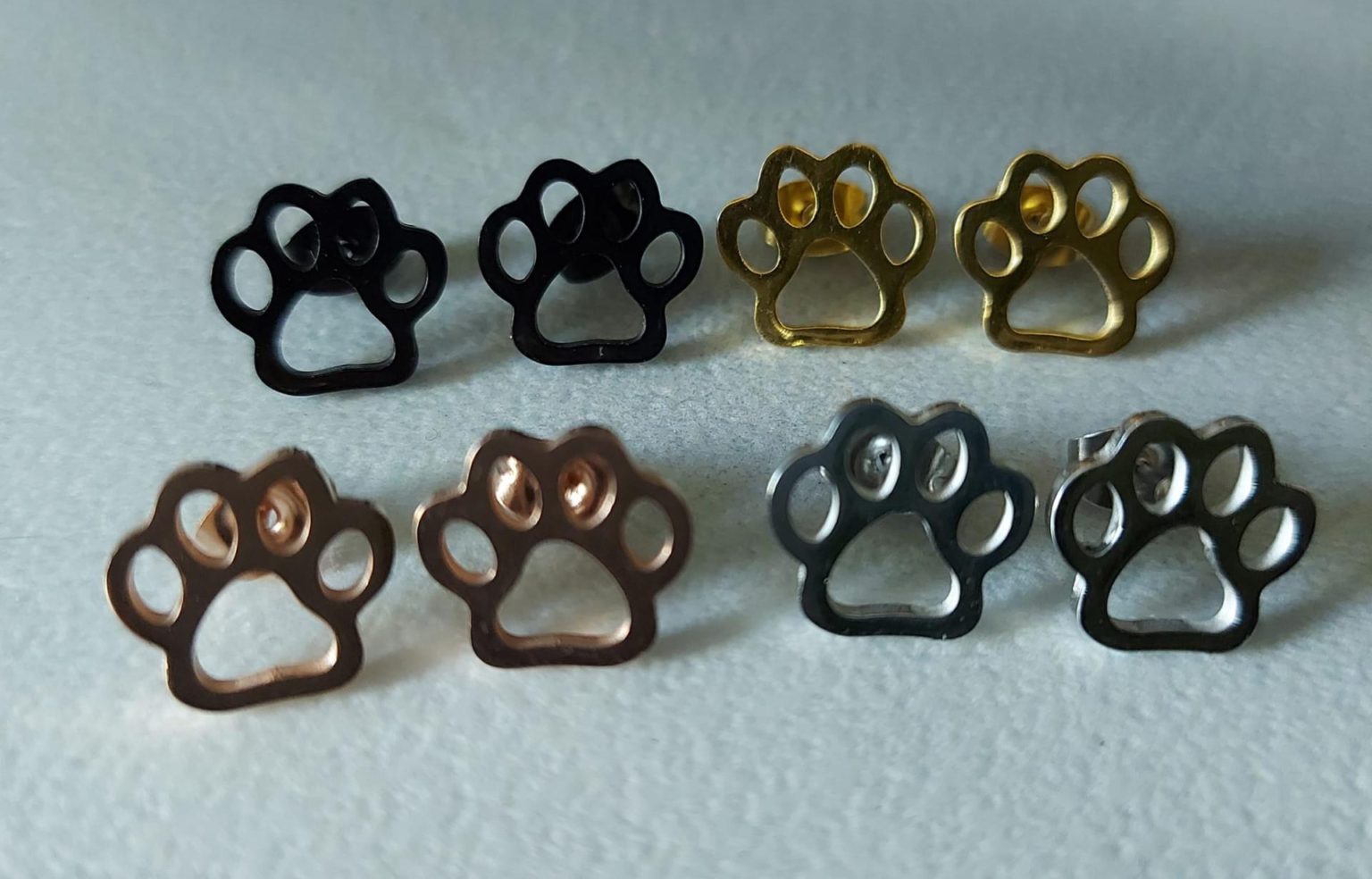 Kattenpoot oorbellen – Stichting Superkatten